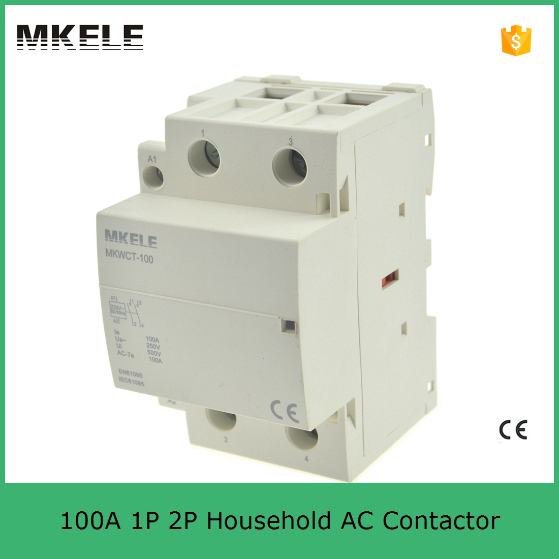 MKWCT-100 2P 2NO household ac contactor - Maker Electric– Maker Electric